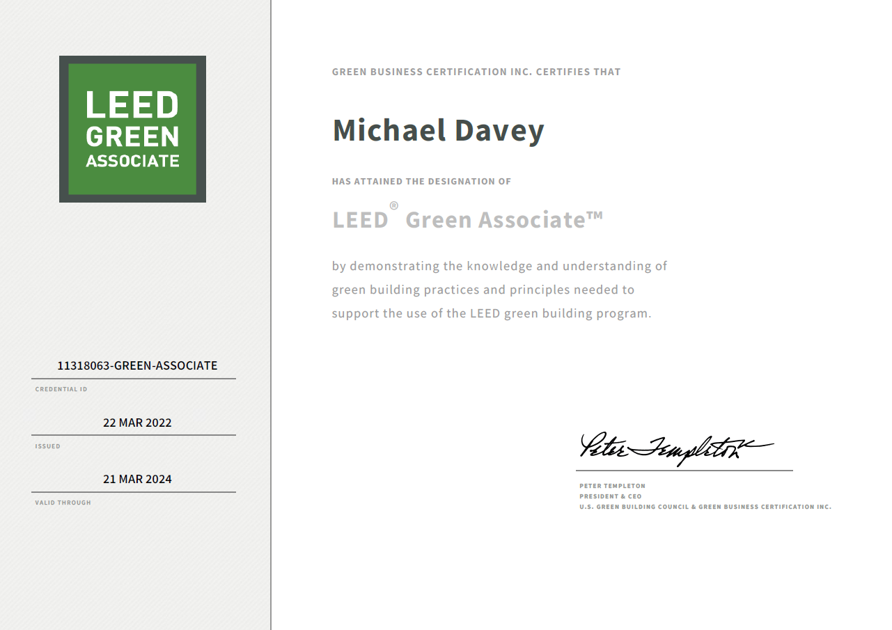 McCann & Partners | LEED Green Associate